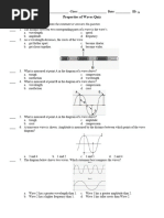 Period, Frequency, Wavelength, and Wave Speed Practice Worksheet | PDF ...