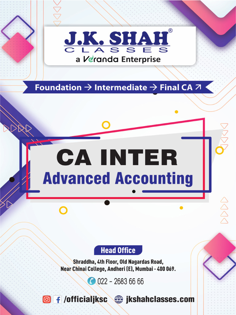 Advanced Accounting | PDF | Debits And Credits | Dividend