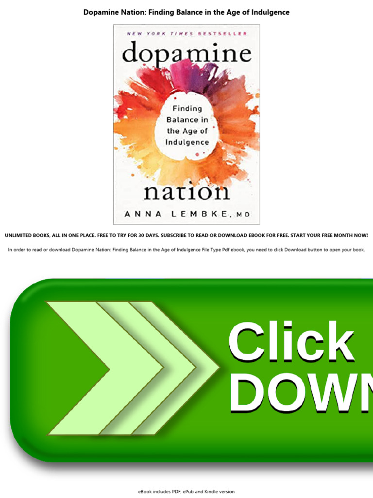Dopamine Nation: Finding Balance Guide | PDF | Self-Improvement