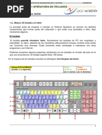 El Teclado y Sus Partes | PDF | Teclado | Informática