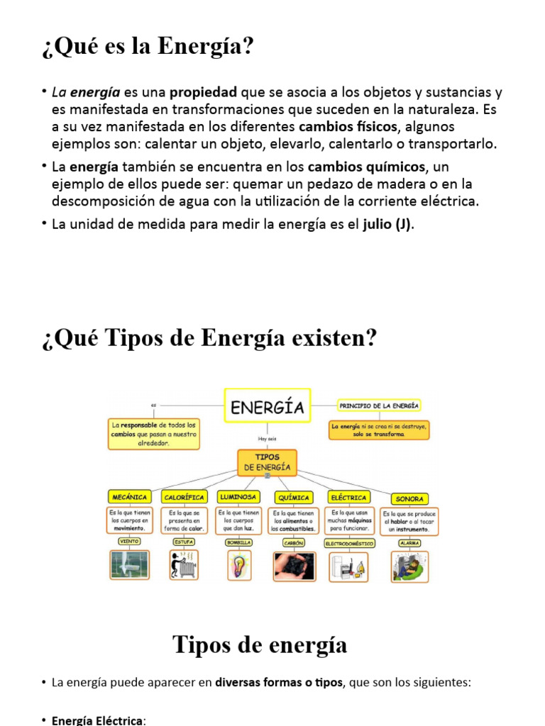 Qué es la Energía | PDF | Electricidad | Calor