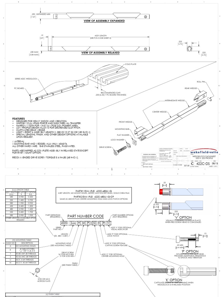 422C DWG Wedlock | PDF | Screw | Equipment