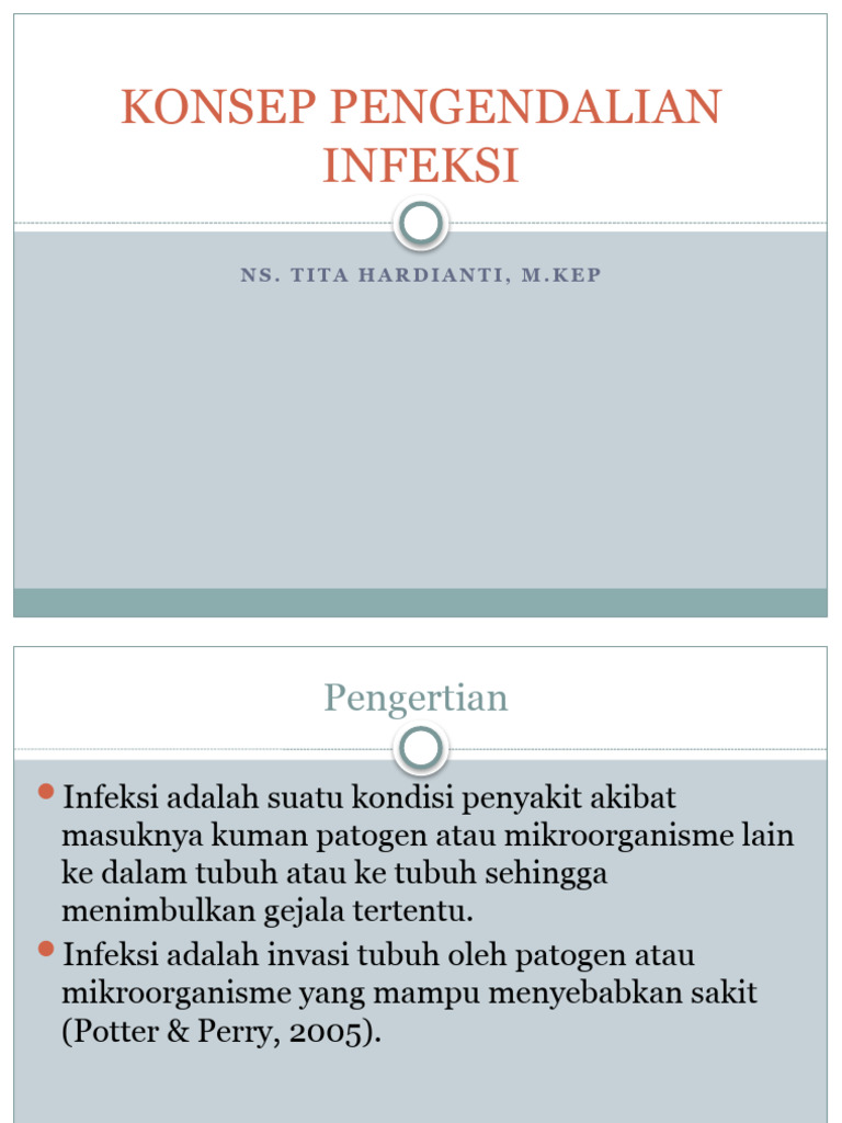 Konsep Pengendalian Infeksi | PDF