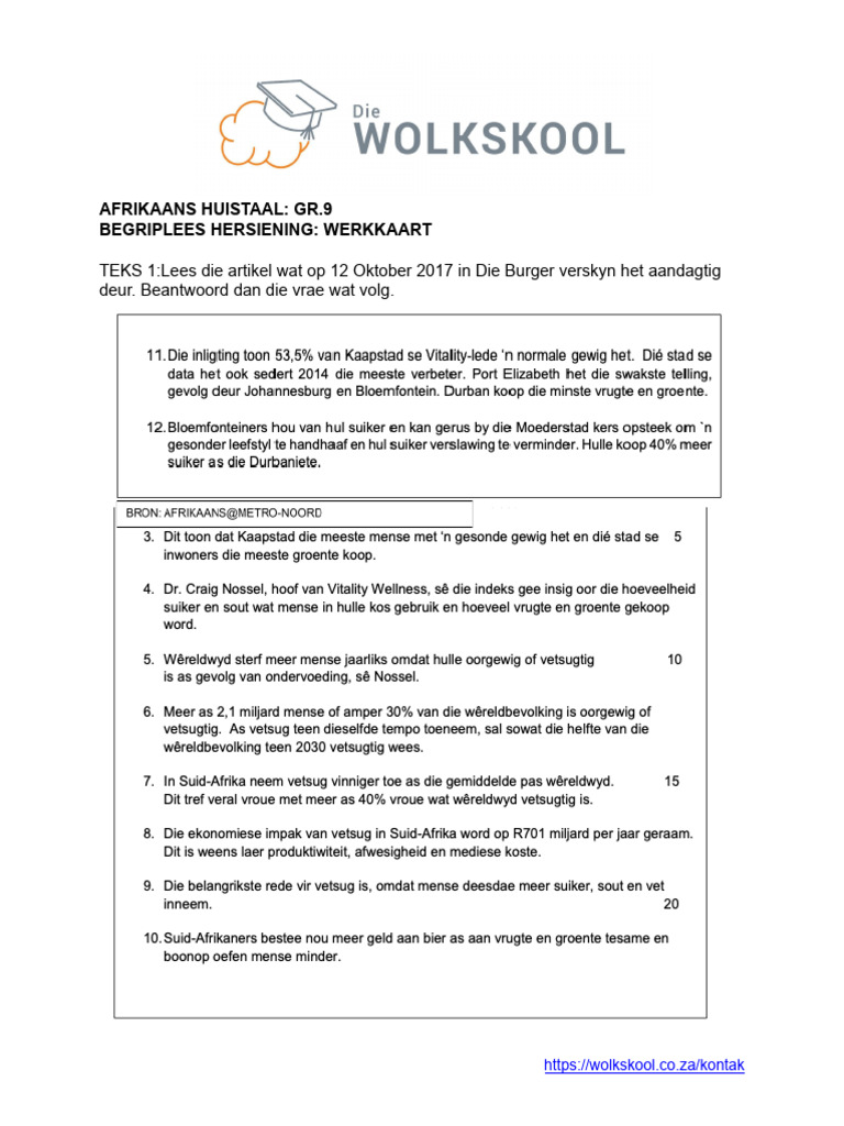 GR9 - Begrip Hersiening - Werkkaart | PDF