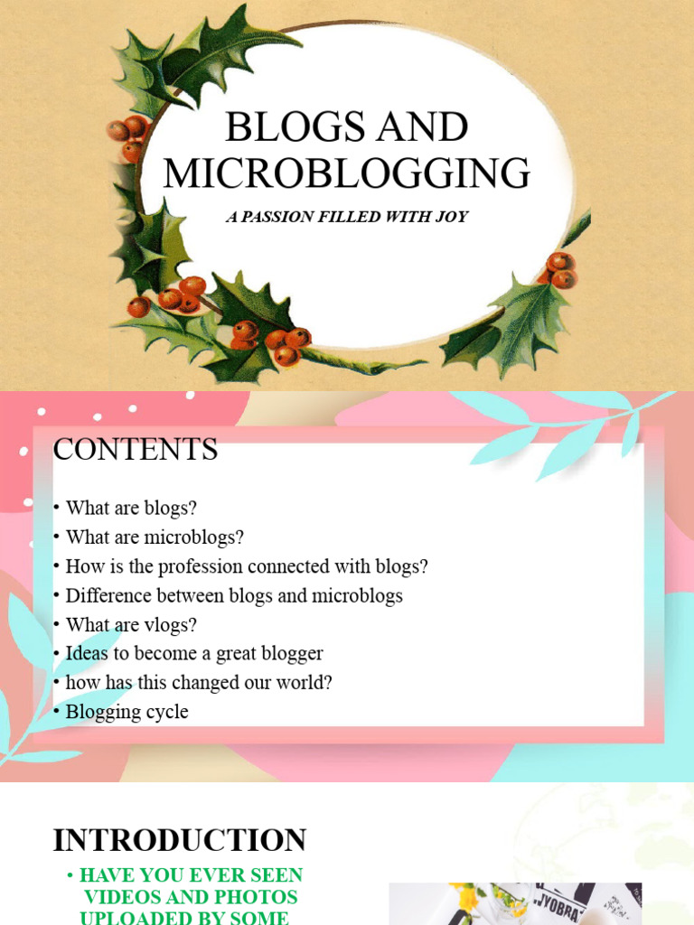 Blogs and Microblogging | PDF | Career & Growth | Social Science