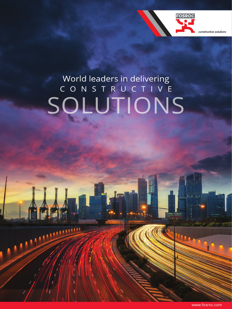 Fosroc - Corporate Brochure | PDF