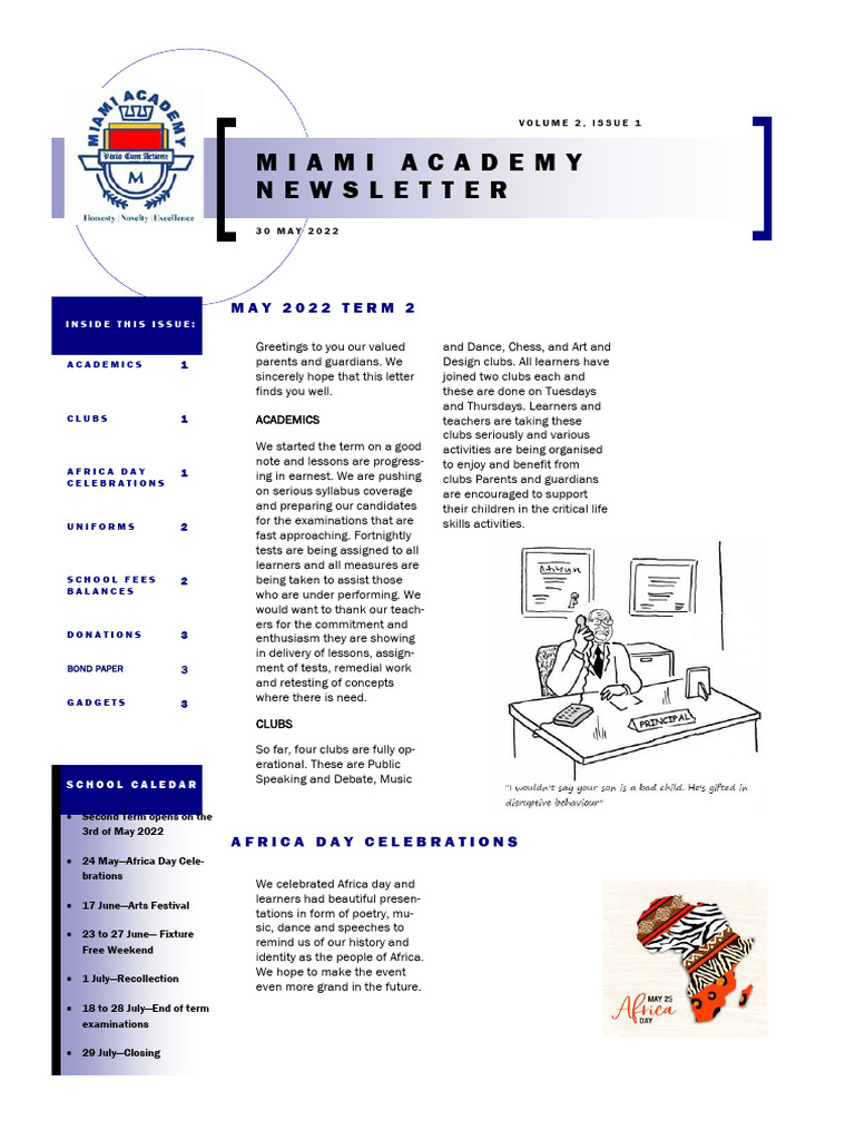 Newsletter Volume 2 Issue 1 | PDF