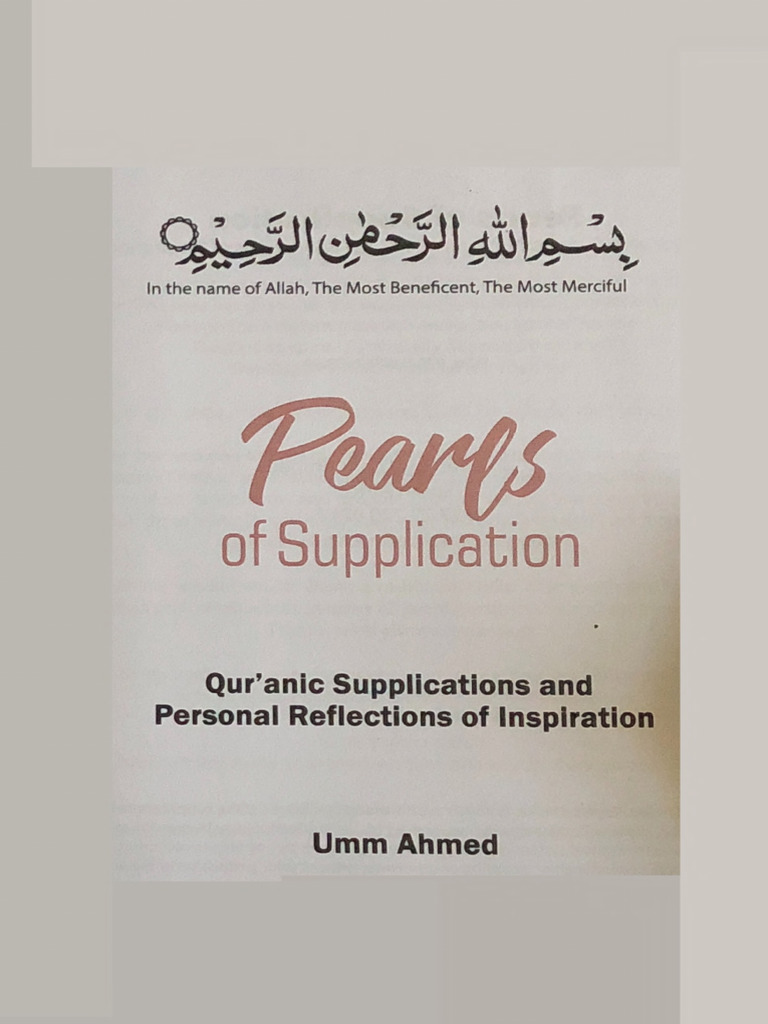 Pearls of Supplication: A Guide to Dua | PDF | God In Islam | Forgiveness