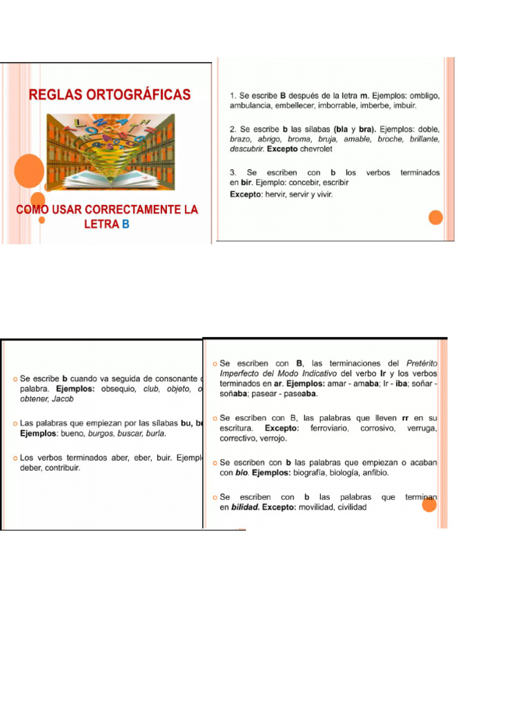 Ortografía Uso de La (S, C y Z) (V y B) | PDF | Estudios de idiomas ...