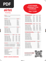 AIRTEL Tariff Guide Poster A1 | PDF | Trade | Finance & Money Management