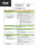 7e's Lesson Plan | PDF | Learning | Science