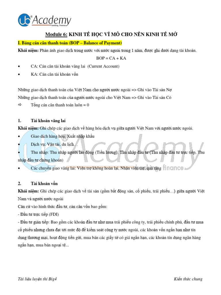(Edus365) Easy Big4 - KTC - Module 6 Dap An | PDF