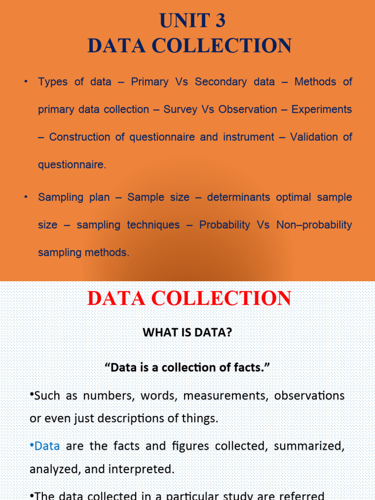BRM UNIT 3 | PDF | Sampling (Statistics) | Data BRM UNIT 3 | PDF | Sampling (Statistics) | Data