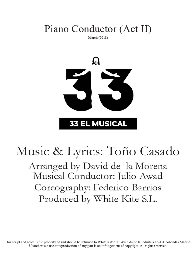 33 (Act II) Piano Conductor | PDF