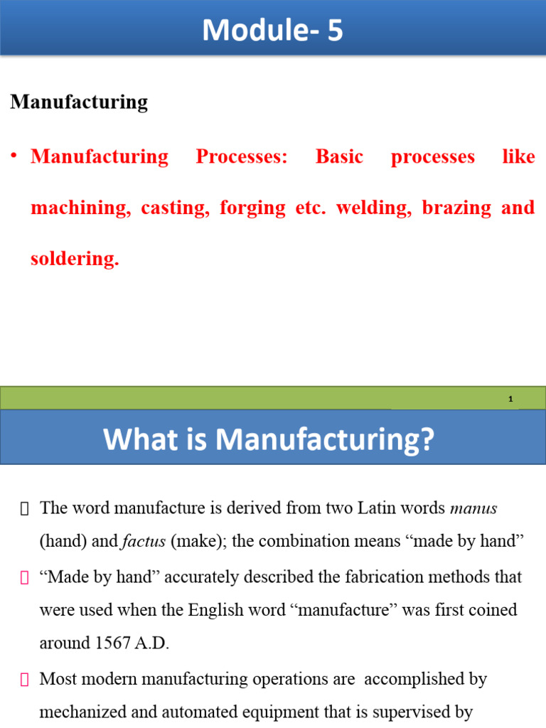 Module 3 (Casting 1) | PDF | Casting | Industrial Processes