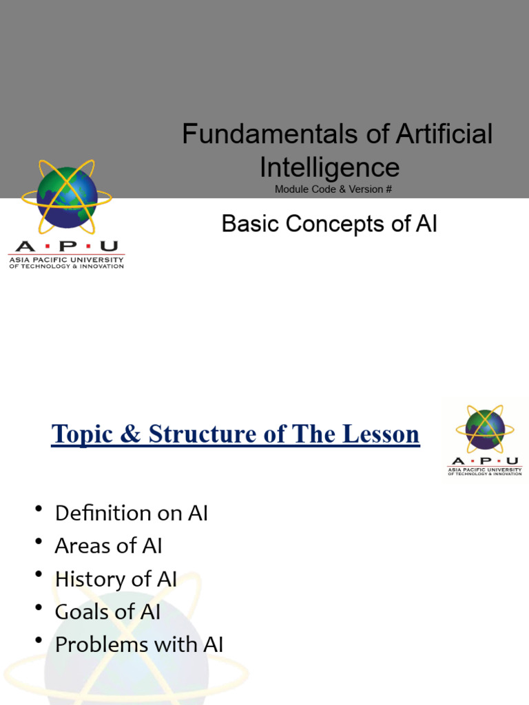 Week 1 - Basic Cocepts of AI | PDF | Artificial Intelligence ...