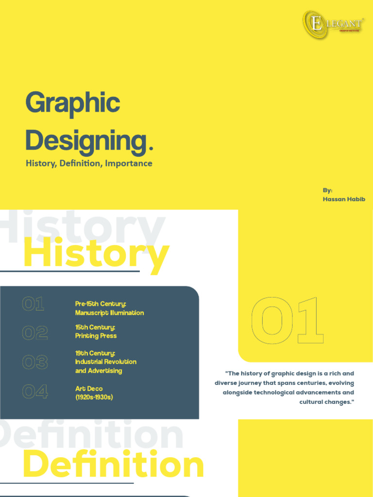 Graphic Design: History and Importance | PDF | Graphic Design | Adobe ...