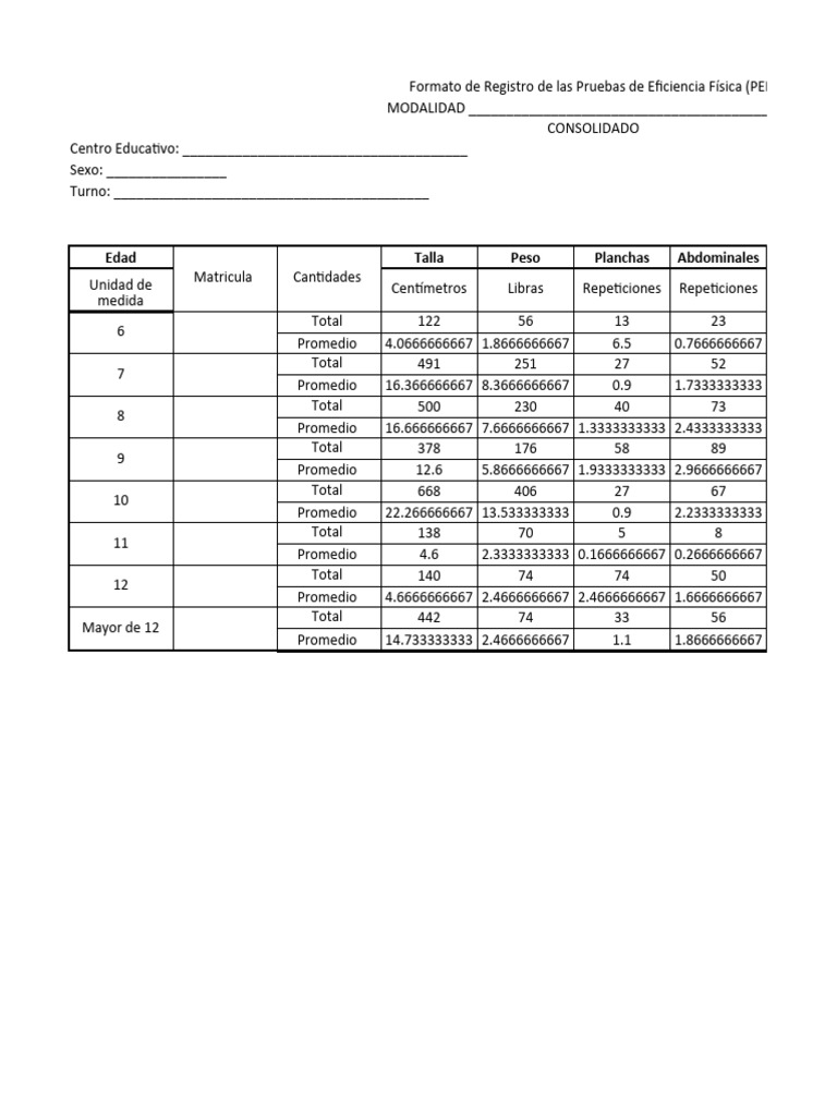 Formato de PEF Actualizado 2024 Primaria-2 | PDF
