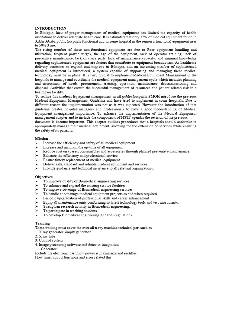 Biomedical Training Proposal | Download Free PDF | Medical Device ... Biomedical Training Proposal | Download Free PDF | Medical Device ...