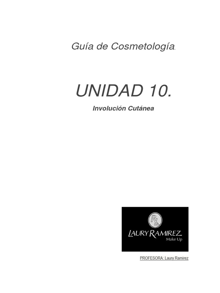 Involución Cutánea: Causas y Tratamientos | PDF | Piel | Envejecimiento