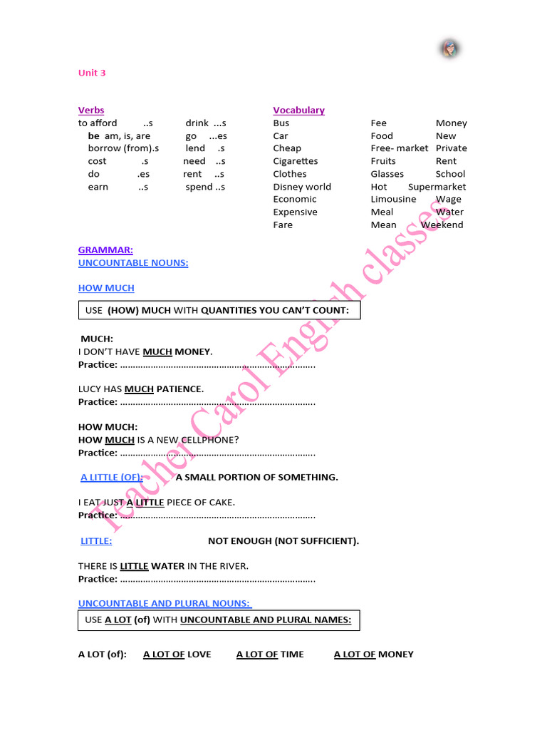 Unit 3 Pdf Cuisine Foods