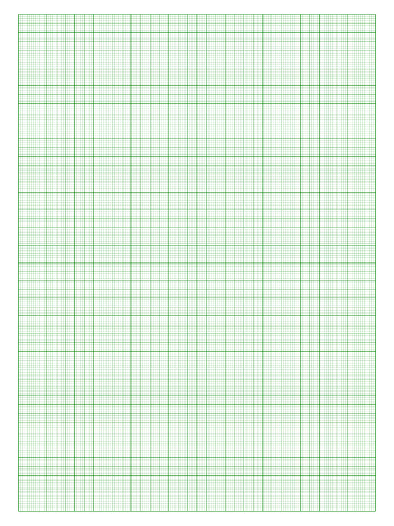 Graph Paper MM Green A4 | PDF