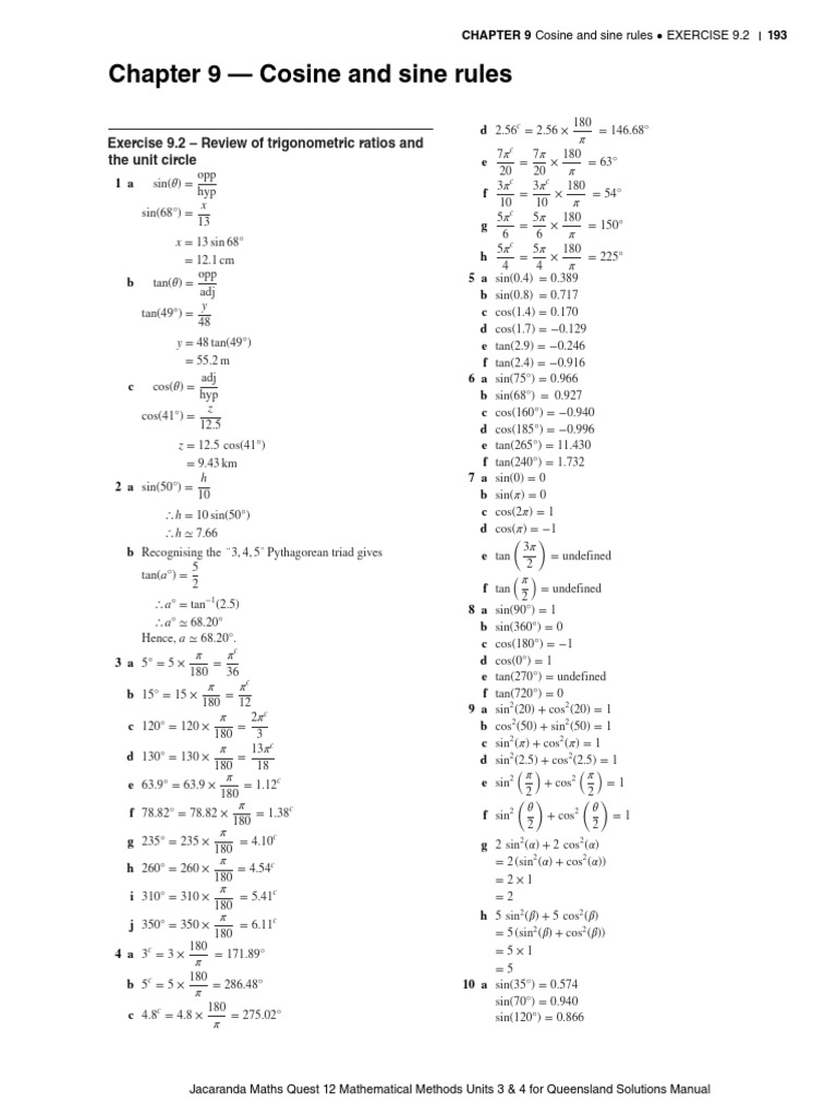 sol-0139 | PDF | Trigonometric Functions | Mathematical Analysis