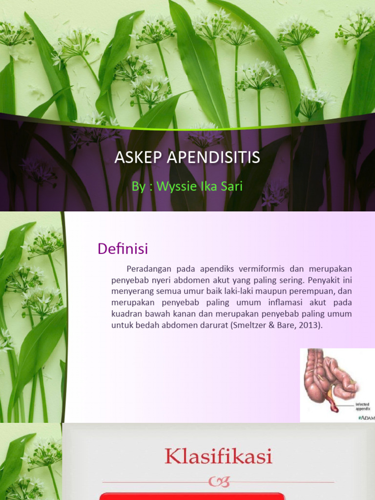 Askep Apendisitis, Sirosis Hepatis, Hepatitis | PDF