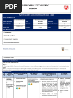 Planificaciones Eca 8vo Egb Feb-Abril 2025 Dserrano | PDF | Pinturas