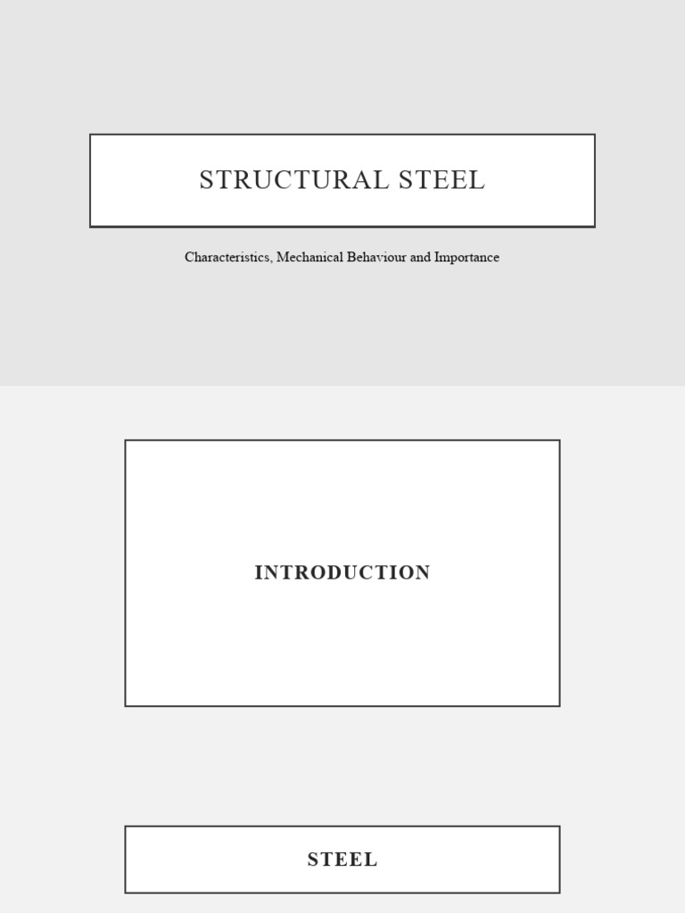 Structural Steel Types & Benefits | PDF | Steel | Alloy