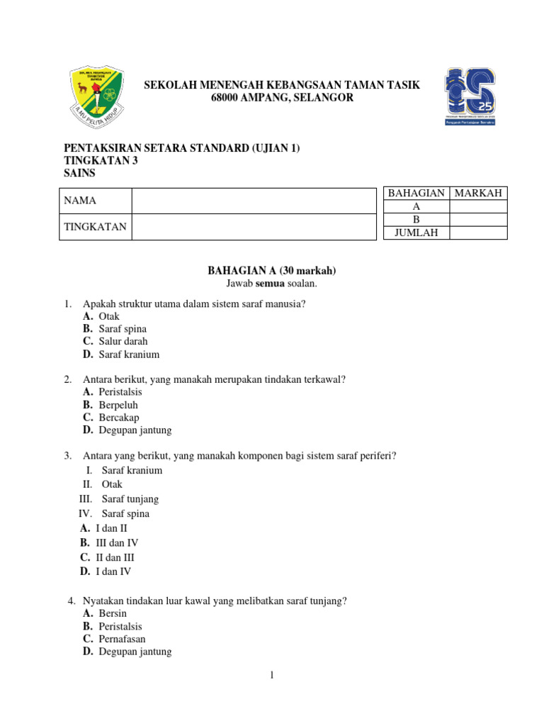 Ujian 1 Pdf
