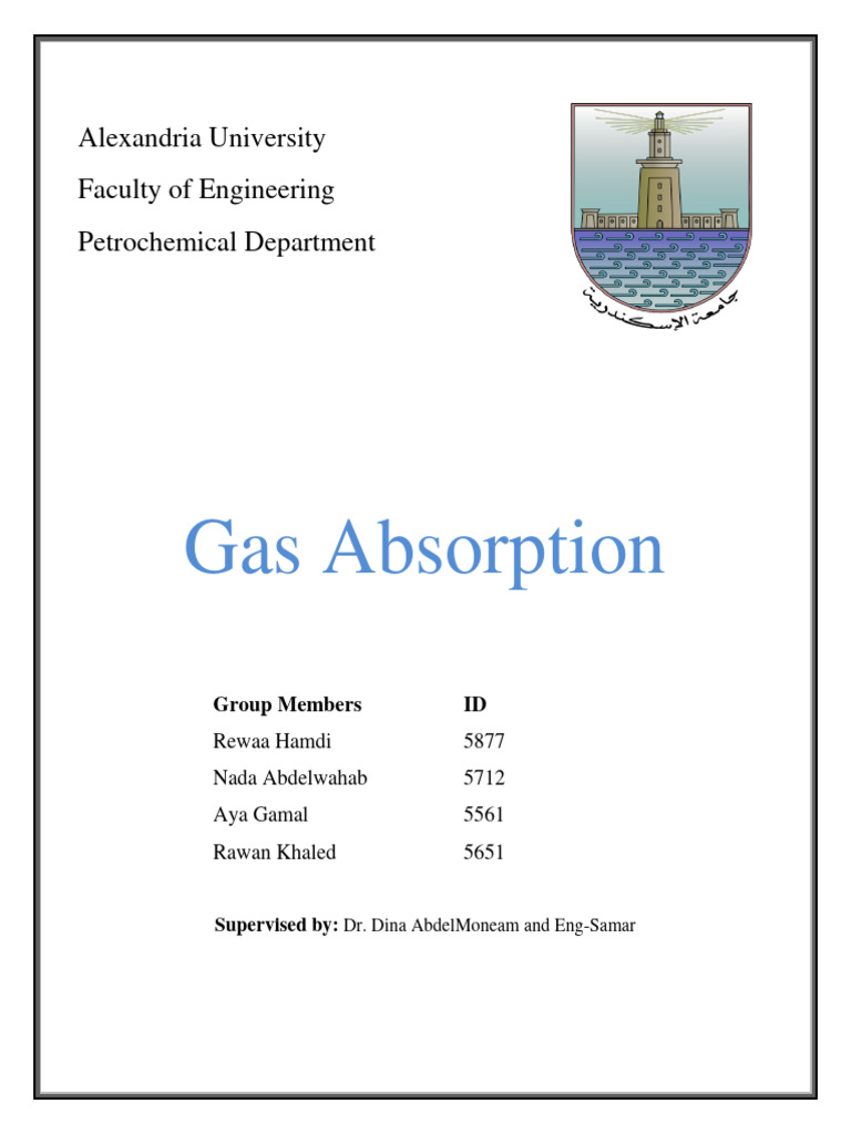 Gas Absorption | PDF | Absorption (Chemistry) | Chemical Substances
