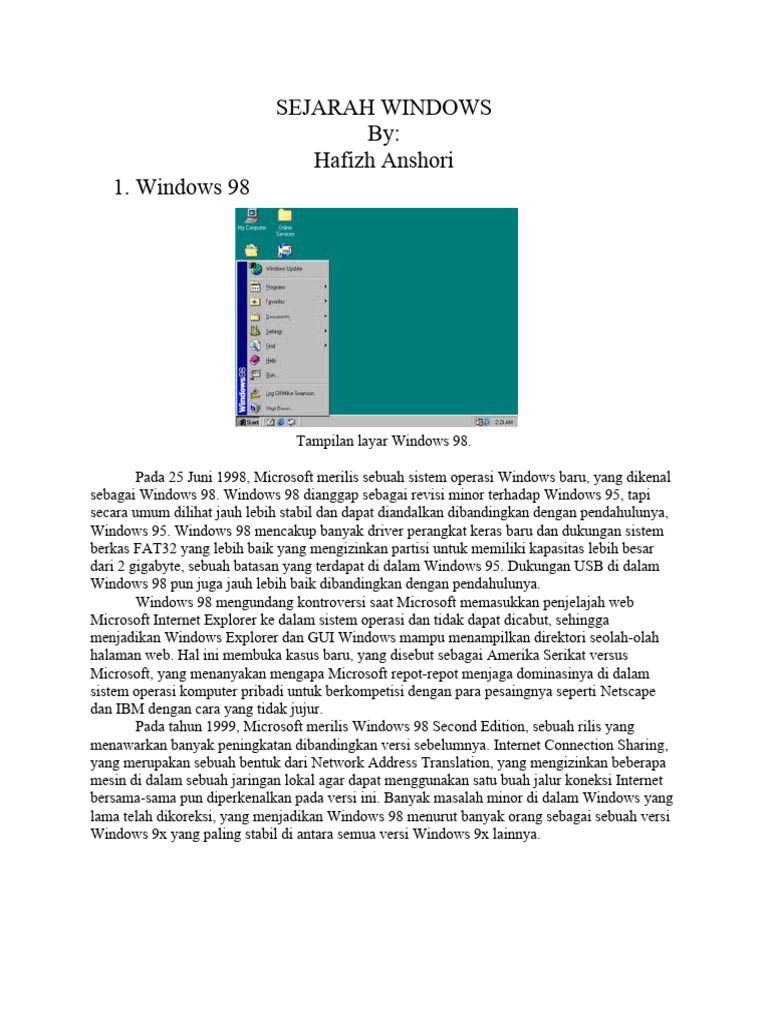 Sejarah Windows | PDF