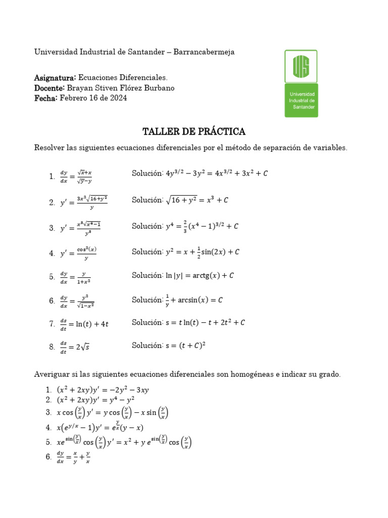 TALLER 2 (2) | PDF
