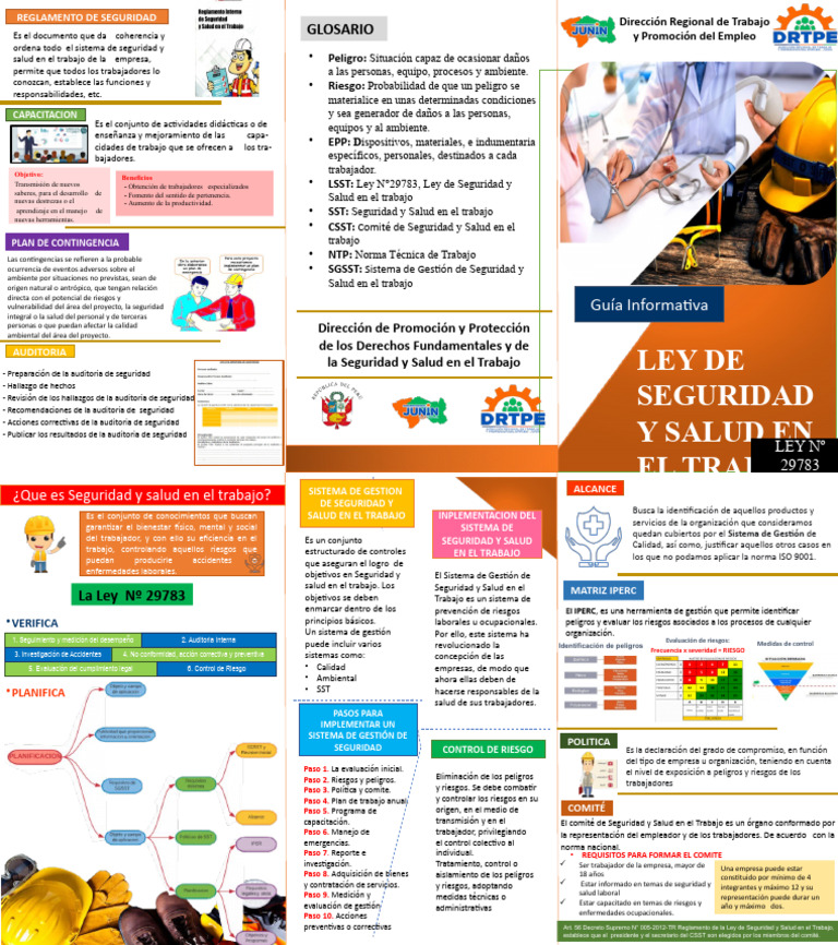Triptico SST | PDF | Valores | Seguridad y salud ocupacional