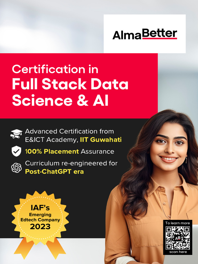 IIT X Full Stack Data Science & AI - AlmaBetter Brochure 2024 | PDF | Mentorship | Educational ...