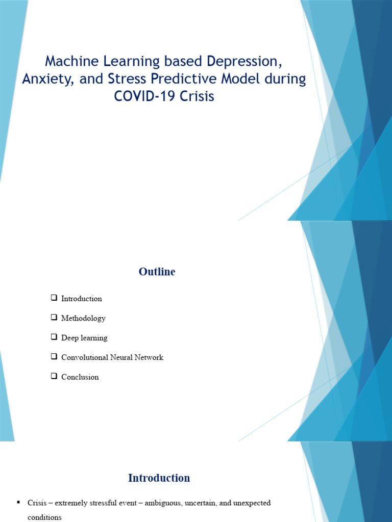 Machine Learning Based Depression, Anxiety, and Stress Predictive Model ...