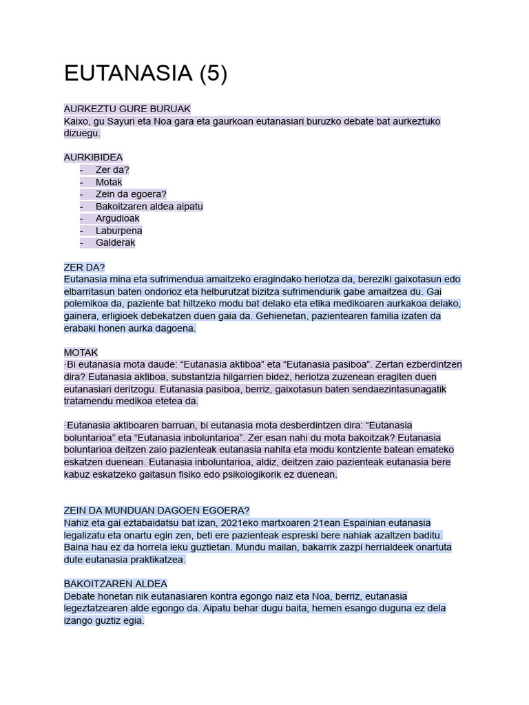 Eutanasia PDF | PDF
