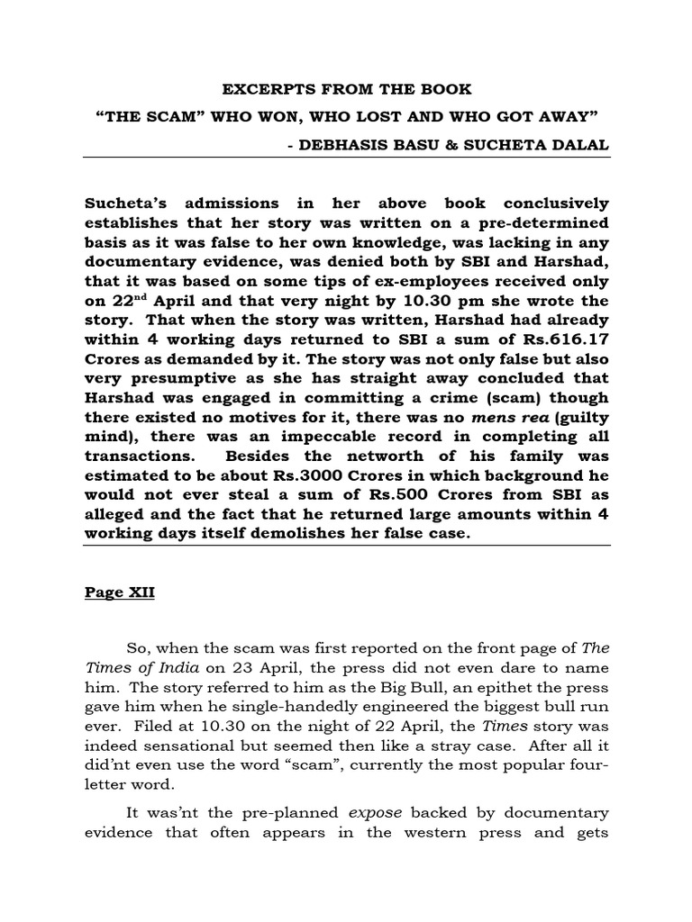 Excerpts From The Scam Book | PDF | Banks | Transaction Account