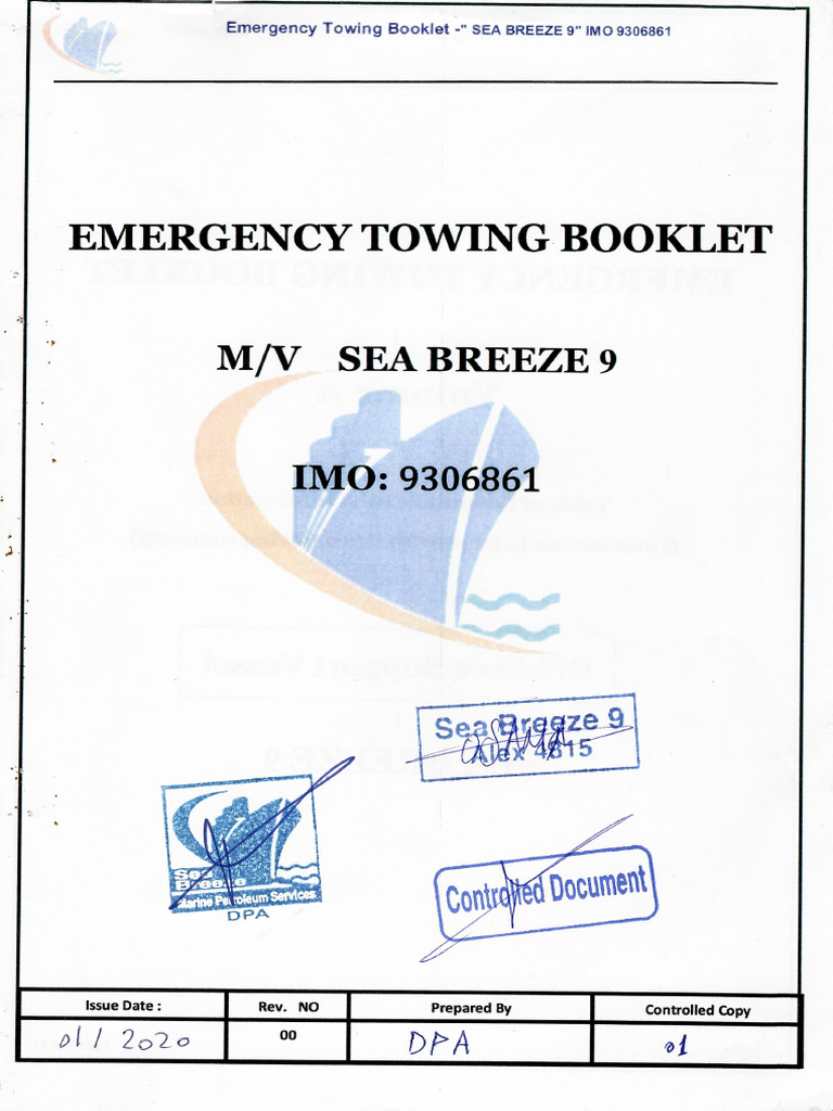 Emergency Towing Booklet SB9 | PDF