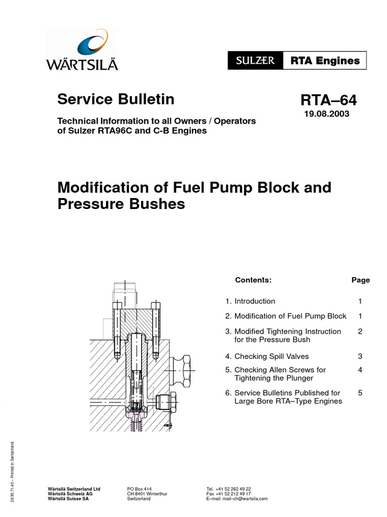 Fuel Pump Block Modification Guide | PDF | Piston | Pump