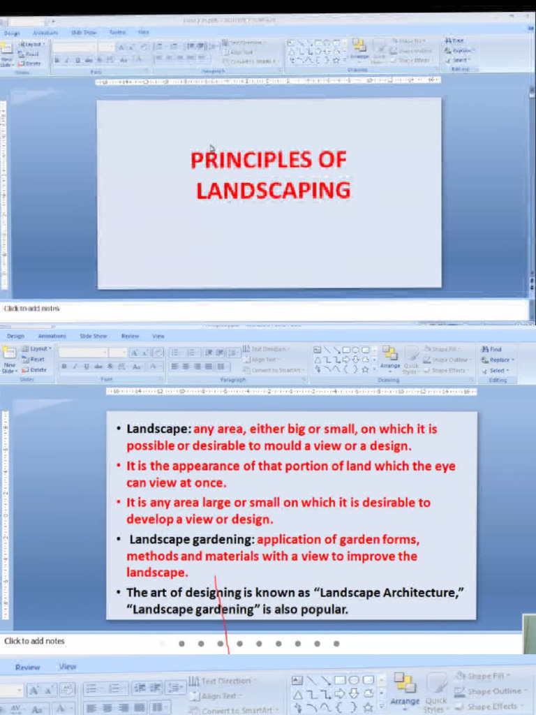 Principles of Landscaping | PDF