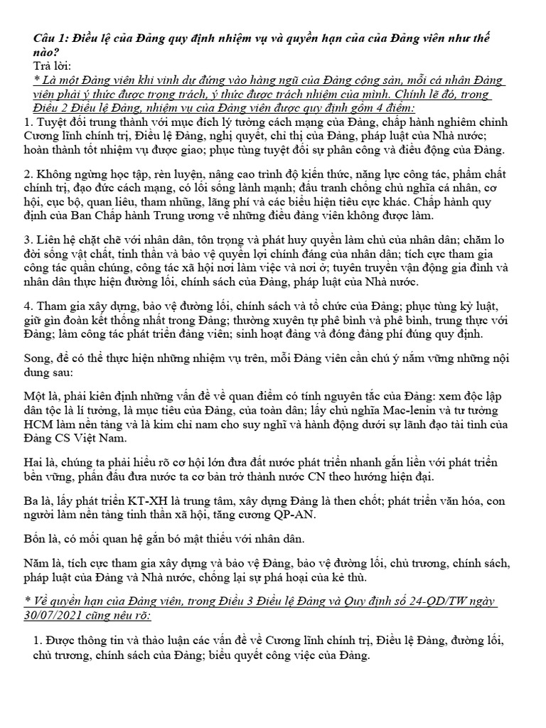 Bài Thu Ho CH Đ NG Viên | PDF