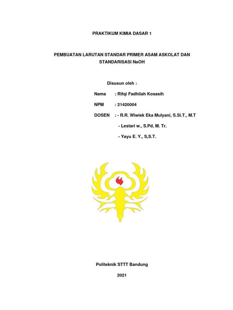 1K1 - Laprak Kimdas 2 | PDF