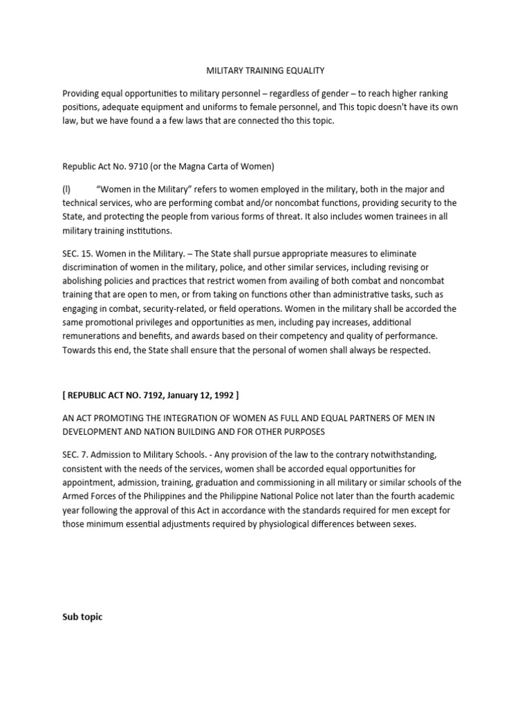 Final Report in Military | PDF | Socialization | Sociology