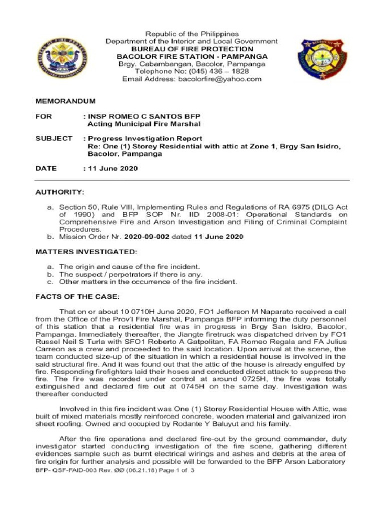 Police Report Two | PDF