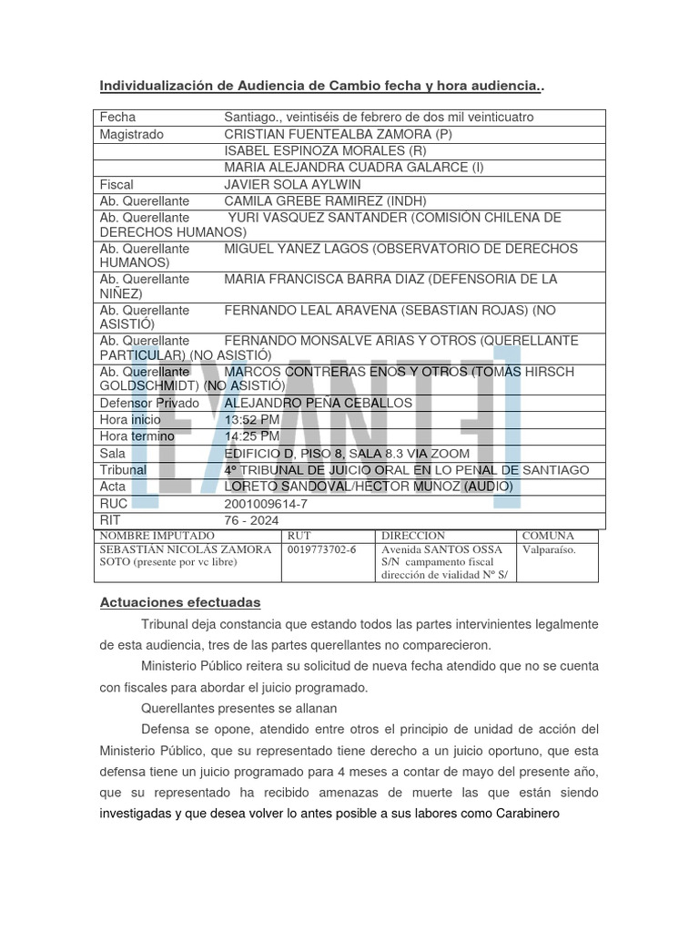 Documento Jorge | PDF | Judicaturas | Justicia