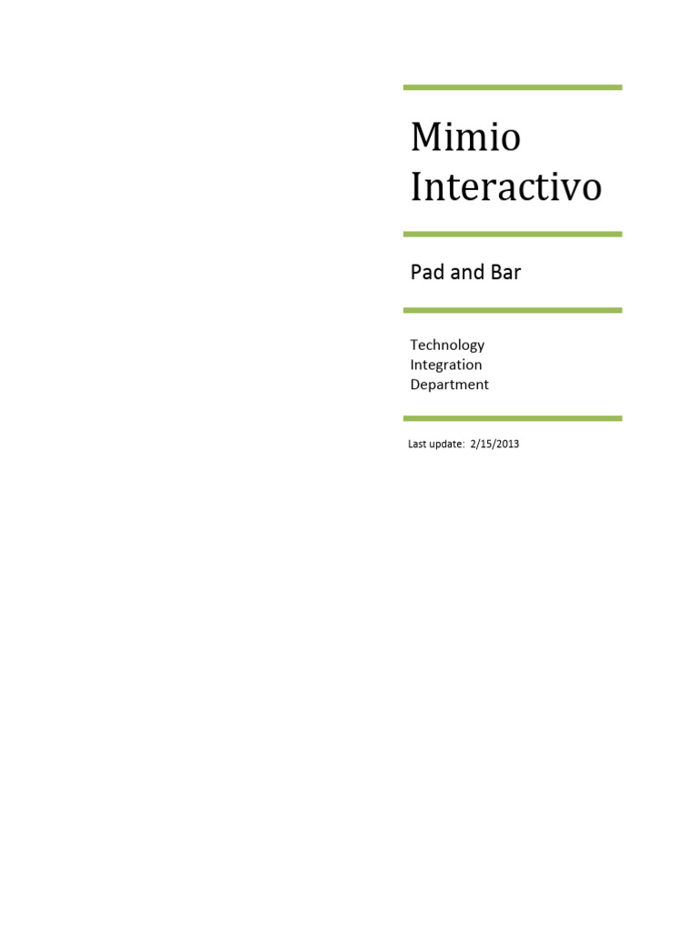Manual Mimio Studio | PDF | Icon (Computing) | Computer Science
