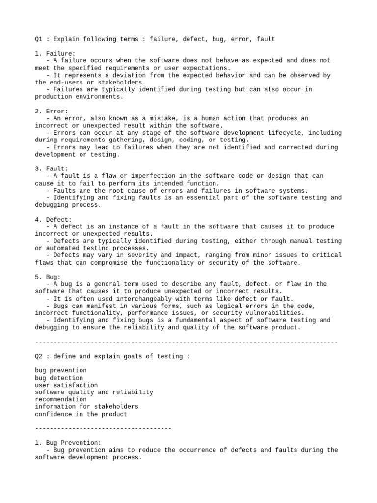 St Unit 1 Pdf Software Testing Software Bug 7960