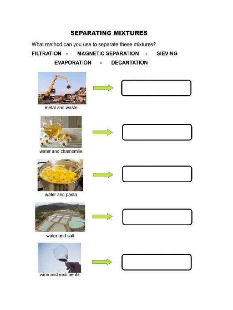 separating mixtures | PDF